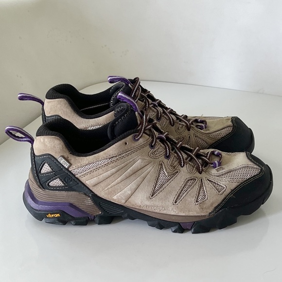 Merrell | Shoes | Merrell Caprasport Goretex Taupe Gorpcore Tan Hiking ...
